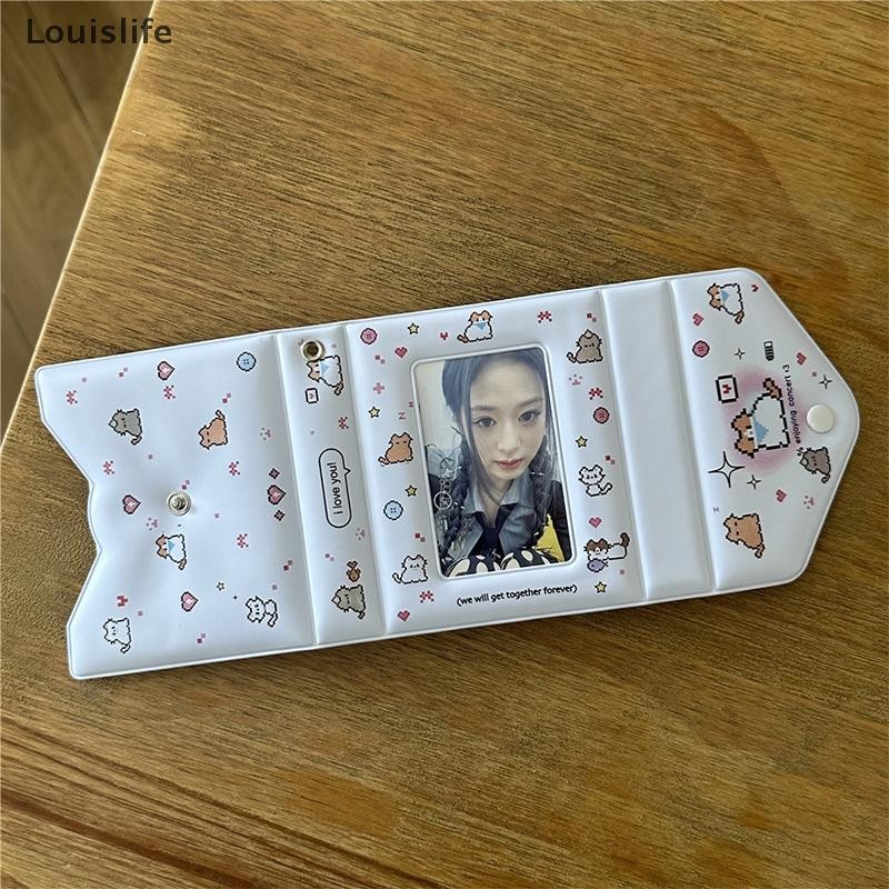 LLPH 3 นิ้ว 40 ช่องการ์ดรูปถ่ายผู้ถือ Kpop Binder ไอดอลโปสการ์ด Lomo Card อัลบั้มภาพสะสม Card ...