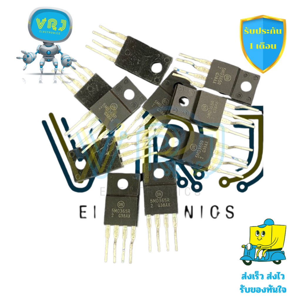 IC 5M0365R ควบคุม Switching Power แบบ TO220-4 เหมาะกับงานแหล่งจ่ายไฟ ...