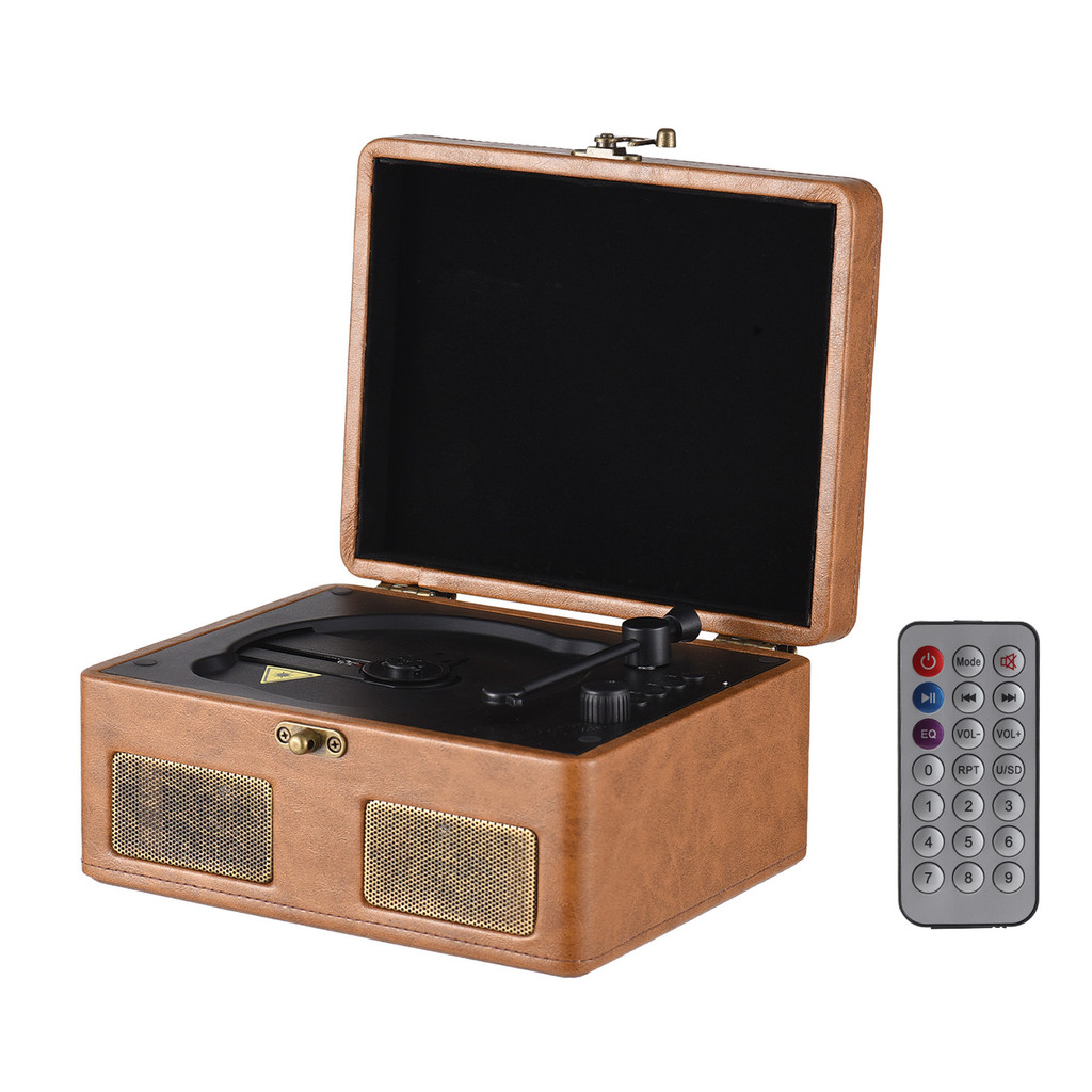 Retro CD Player Multifunctional Tray-type BT Player Audio Turntables ไ ...