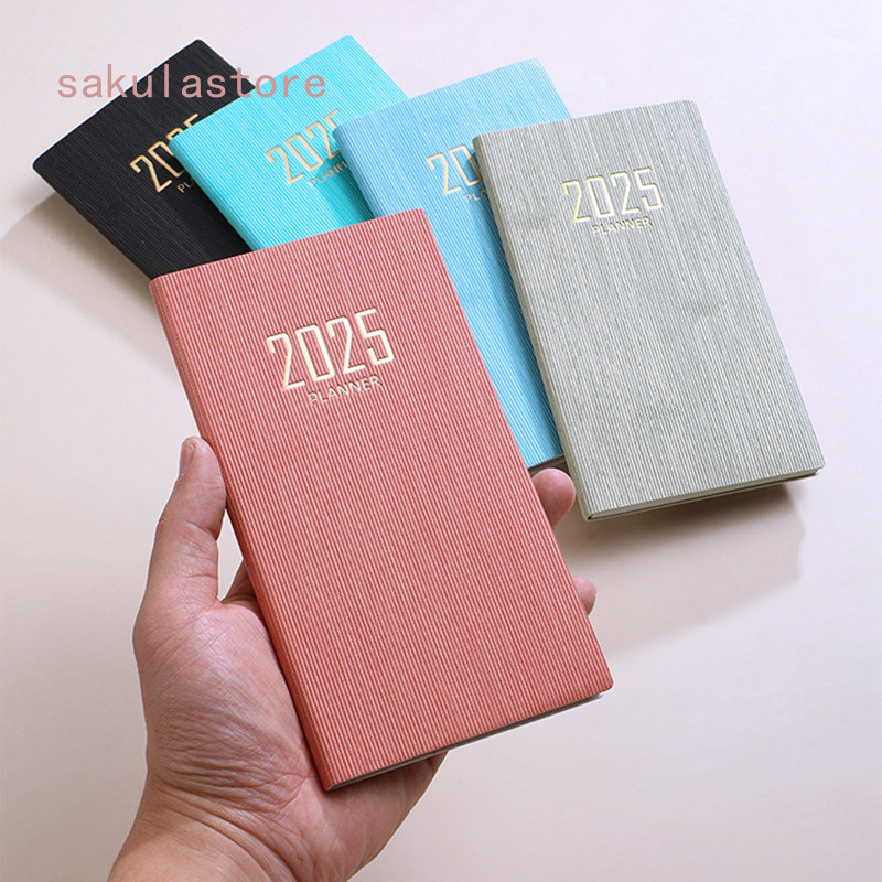 Skl 2025 A6 Mini Agenda Book ไดอารี่แบบพกพาวางแผนรายสัปดาห์โน้ตบุ๊ค Do ...