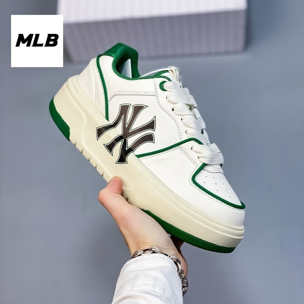 รองเท้าวิ่ง MLBB CHUNKY LINER CHUNKY รุ่น NY พิมพ์ลายหนังวัว YW5U SJEI ...