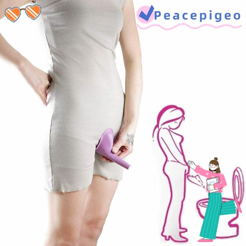 PEACEPIGEO ผู้หญิงปัสสาวะฉุกเฉิน, นุ่มพร้อมกล่องเก็บปัสสาวะ Wee ช่องทาง, TPR สีชมพูสีม่วงผู้หญิง ...