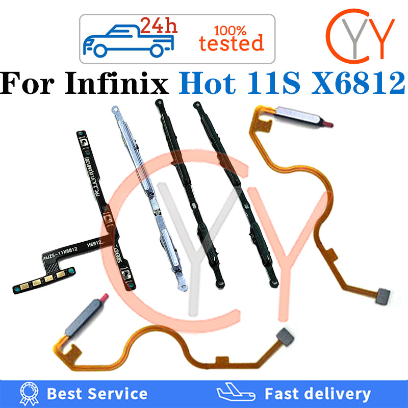 สําหรับ Infinix Hot 11S X6812 X6812B กลับปุ่ม Home สแกนลายนิ้วมือ ...