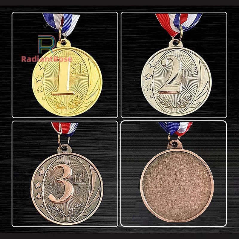 Radiant Rose 1 Piecepetition Awards Metal Winner Medals For Ball Games ...