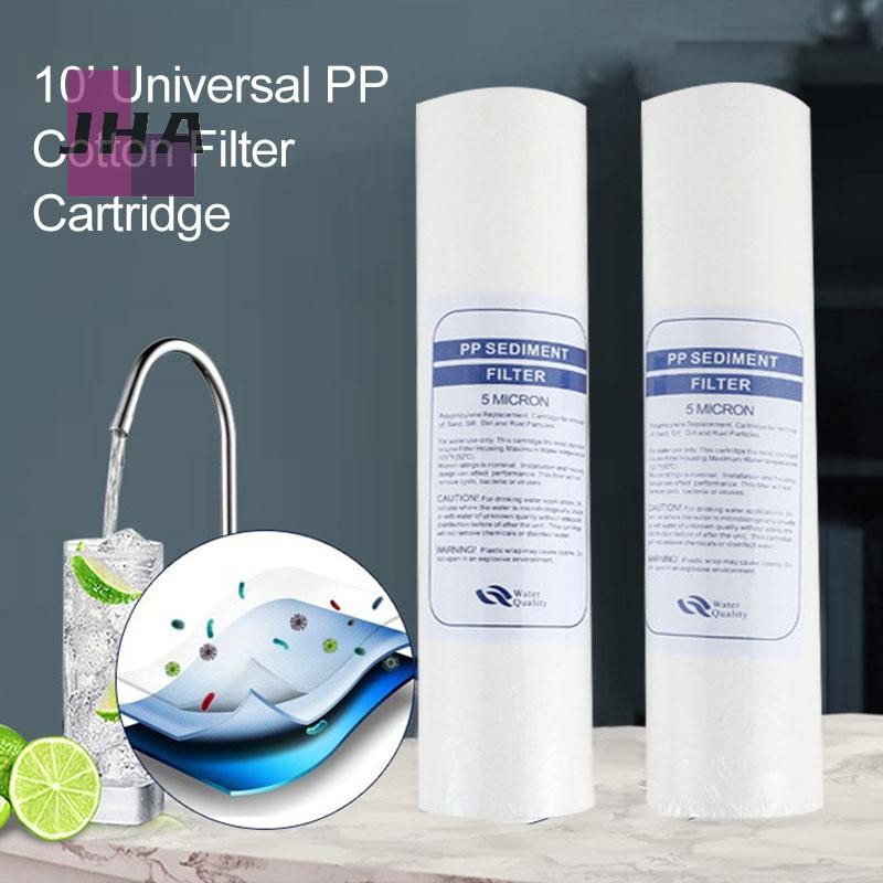 [JHA] 10 Universal PP Cotton Filter Cartridge 1/5 Micron Sediment Water ...