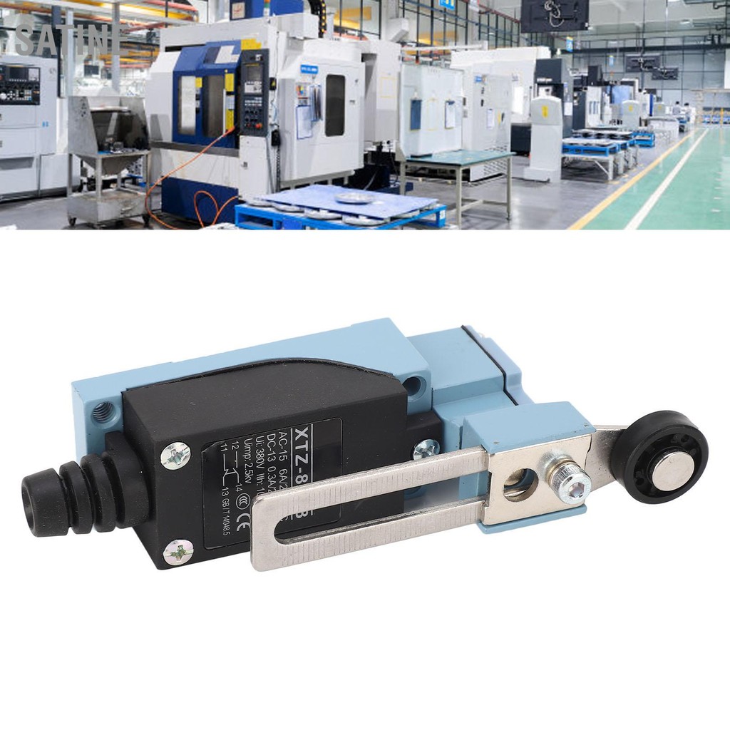 SaTine 5PCS Momentary Limit Switch Adjustable Roller Lever Arm Travel for CNC Milling Machine 3D ...