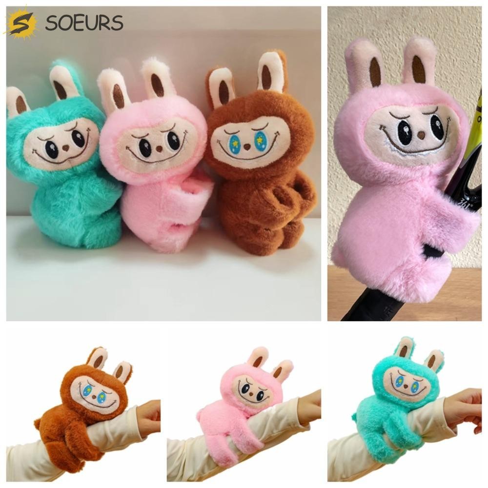 Soeurs Labubu Plush Slap สร้อยข้อมือ, Clap วงกลมของเล่นสายรัดข้อมือ ...