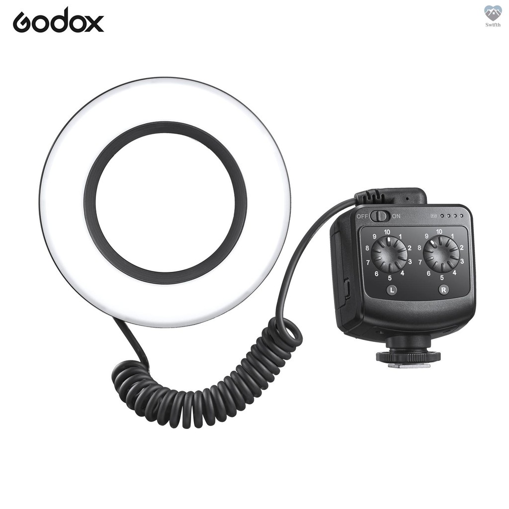 Godox RING72 Macro LED Video Light การถ่ายภาพมืออาชีพเติมแสง 72PCS LED ลูกปัดอุณหภูมิสี 5600K 10 ...
