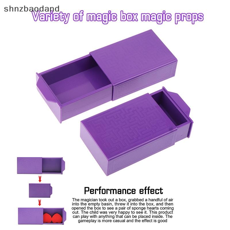 [shnzbaodand] Magical Variety Magic Box Magic Props กล่องเปล่าเนื้อหาสี ...