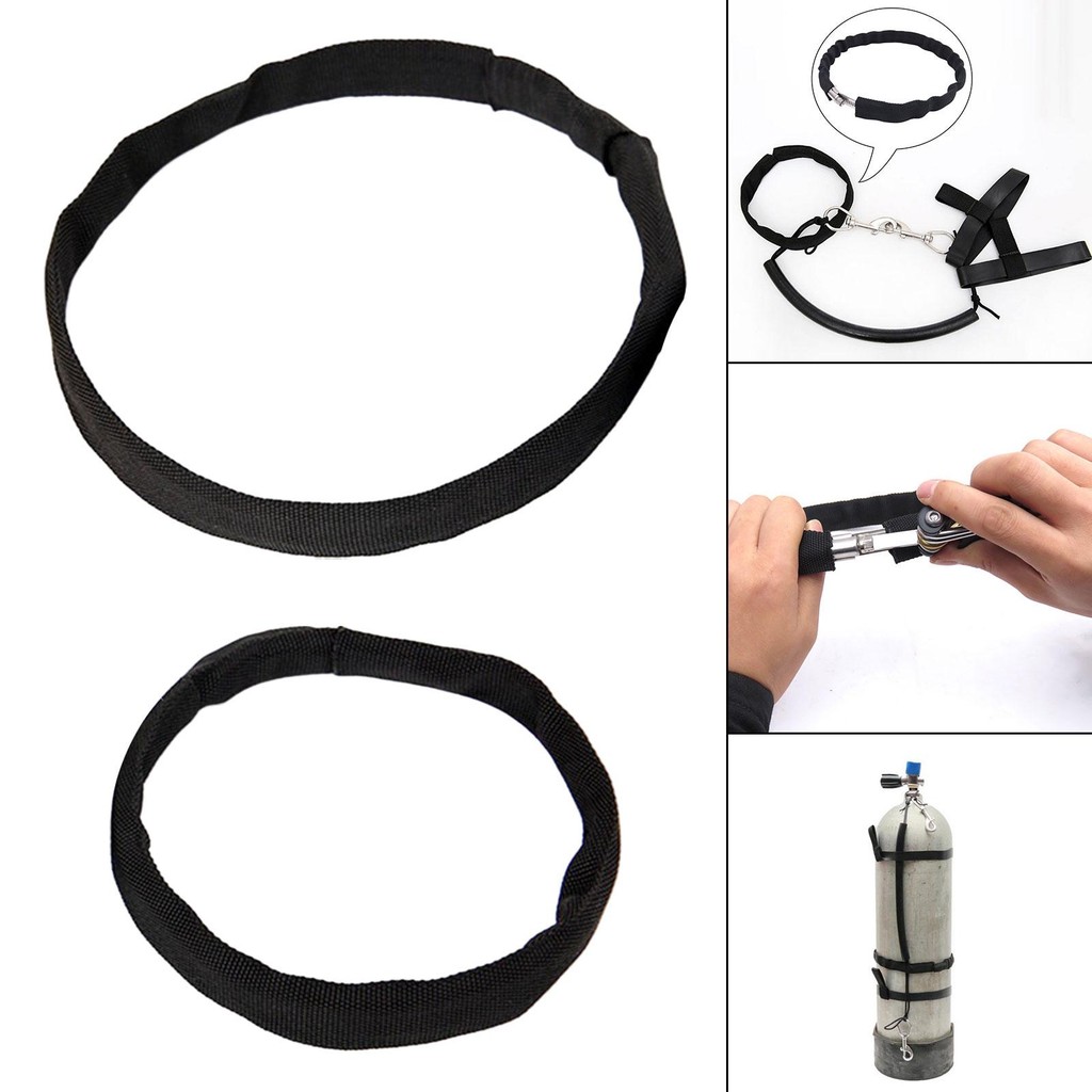 [Tachiuwa21] Scuba Diving Tank Hoop Band sidemounted Steel Rings Stage ...