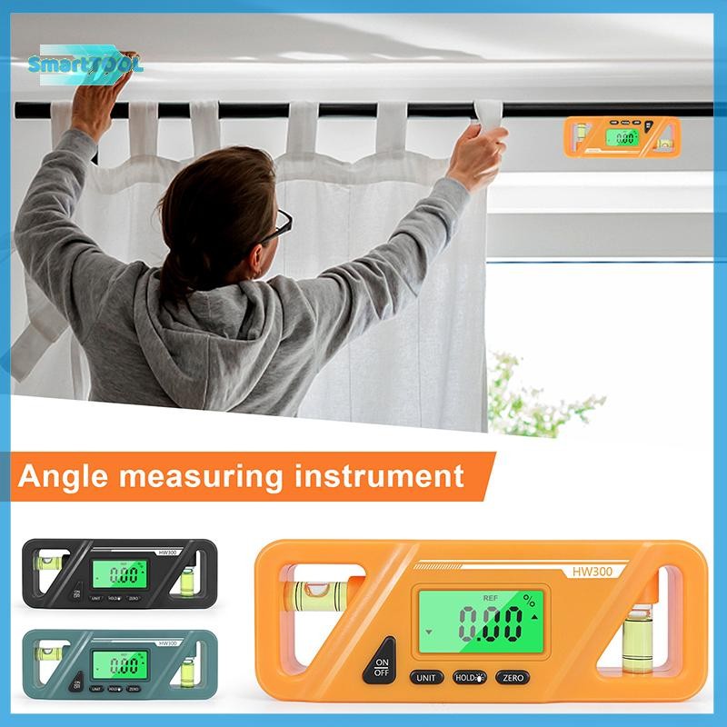Utzn> Inclinometer จอแสดงผล LCD Digital เครื่องวัดมุมเครื่องวัดระดับ ...