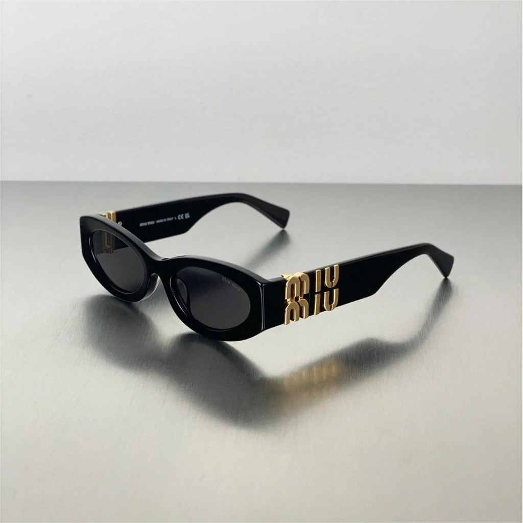 Boomo Manner แว่นกันแดด Acetate 11W 09W Glimpse Oval-frame สีดํา Eyewar ...
