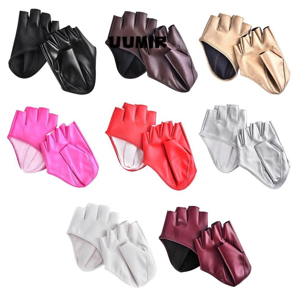 Uumir ถุงมือหนัง PU คอสเพลย์ถุงมือประสิทธิภาพ Mittens Dance Mittens คอ ...