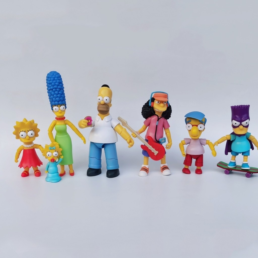 Simpsons Simpsons Simpsons Homo Joint Movable การ์ตูนตุ๊กตาพลาสติก ...