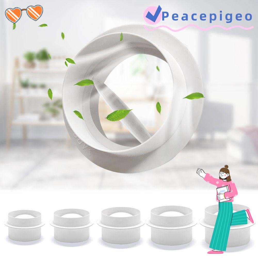 PEACEPIGEO ท่อลมตรวจสอบวาล์วระบายอากาศ, 80/100/110/150/200 มม.ท่อพลาสติกตรวจสอบวาล์ว,รอบพัดลมดูด ...