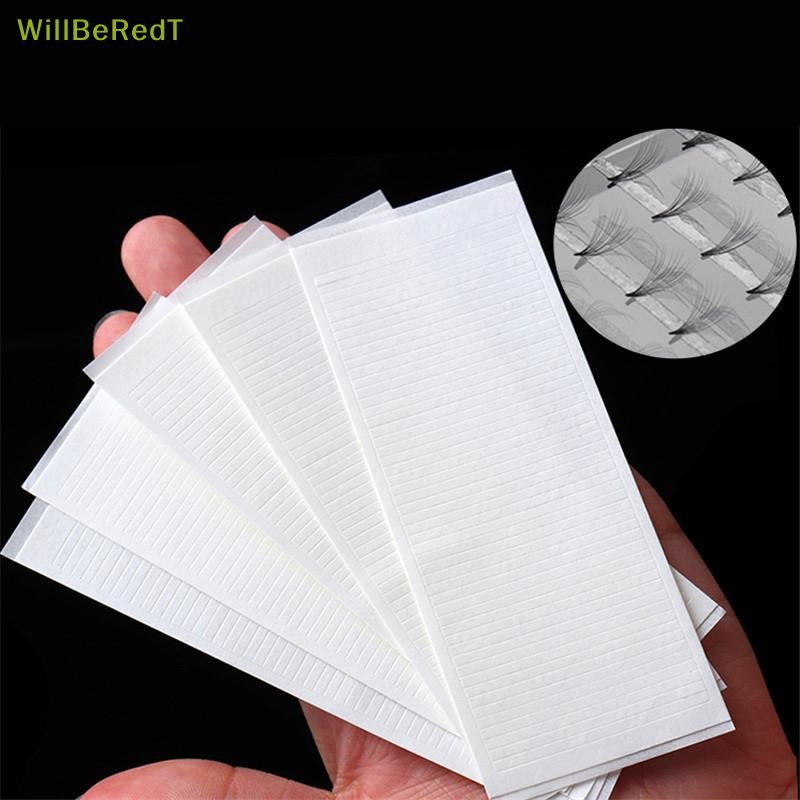 [WillBeRedT] 150strips/3 แผ่น Fan Tapes Volume Lashes Storage Sticky ...