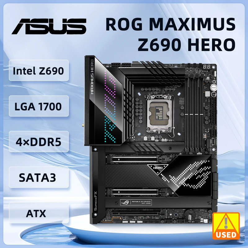 เมนบอร์ด ASUS Z690 ROG MAXIMUS Z690 HERO รองรับ LGA 1700 สำหรับ i9 ...