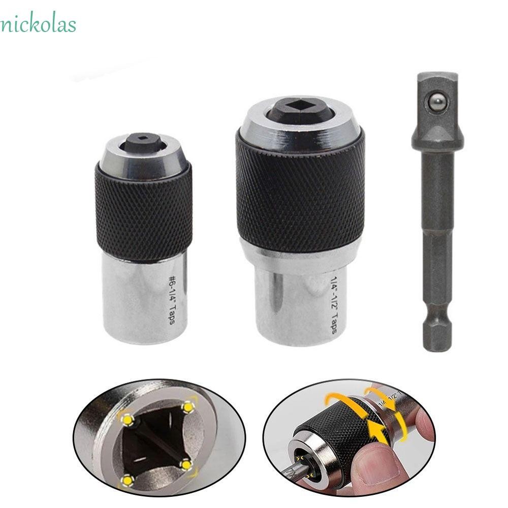 NICKOLAS 1/3 ชิ้น Tap Socket Adapter ชุด, ปรับ Jaw 3/8 นิ้วไดรฟ์ Tap ...