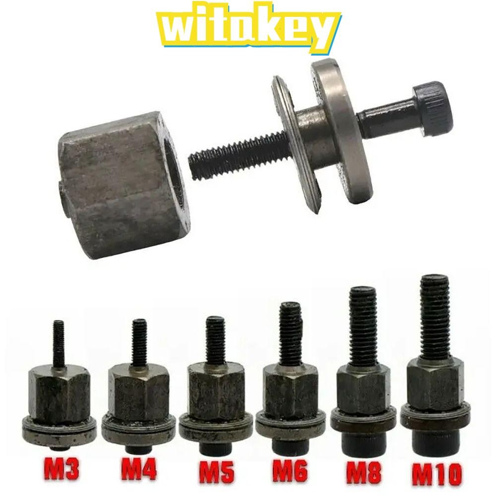 WITAKEY 1 ชิ้นคู่มือ Riveter เครื่องมือ, Mandrel Staple ติดตั้งง่าย Hand Rivet Nut, สําหรับ ...