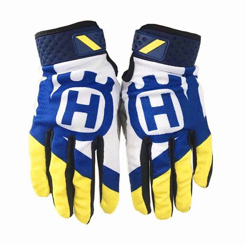 husqvarna Motocross Glove Top Navy MX Gloves Off Road Motorcycle Glove ...