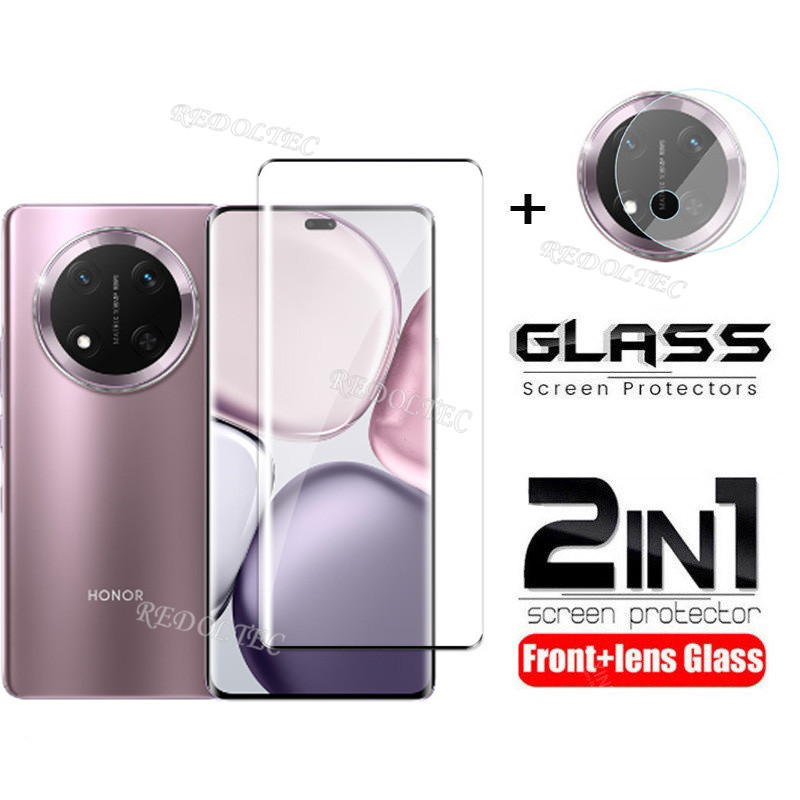 2 in 1 Honor X9C 5G ป้องกันหน้าจอ + เลนส์ป้องกันคลุมทั้งหมด HonorX9C ...
