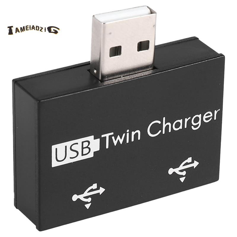 Usb 2.0 Male to Twin Female Charger Dual 2 Port USB Dc 5V Charger ...