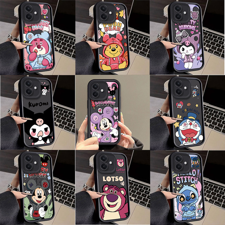 เคสสำหรับ OPPO A60 Cartoon Anime Collection strawberry Bear Minnie ...