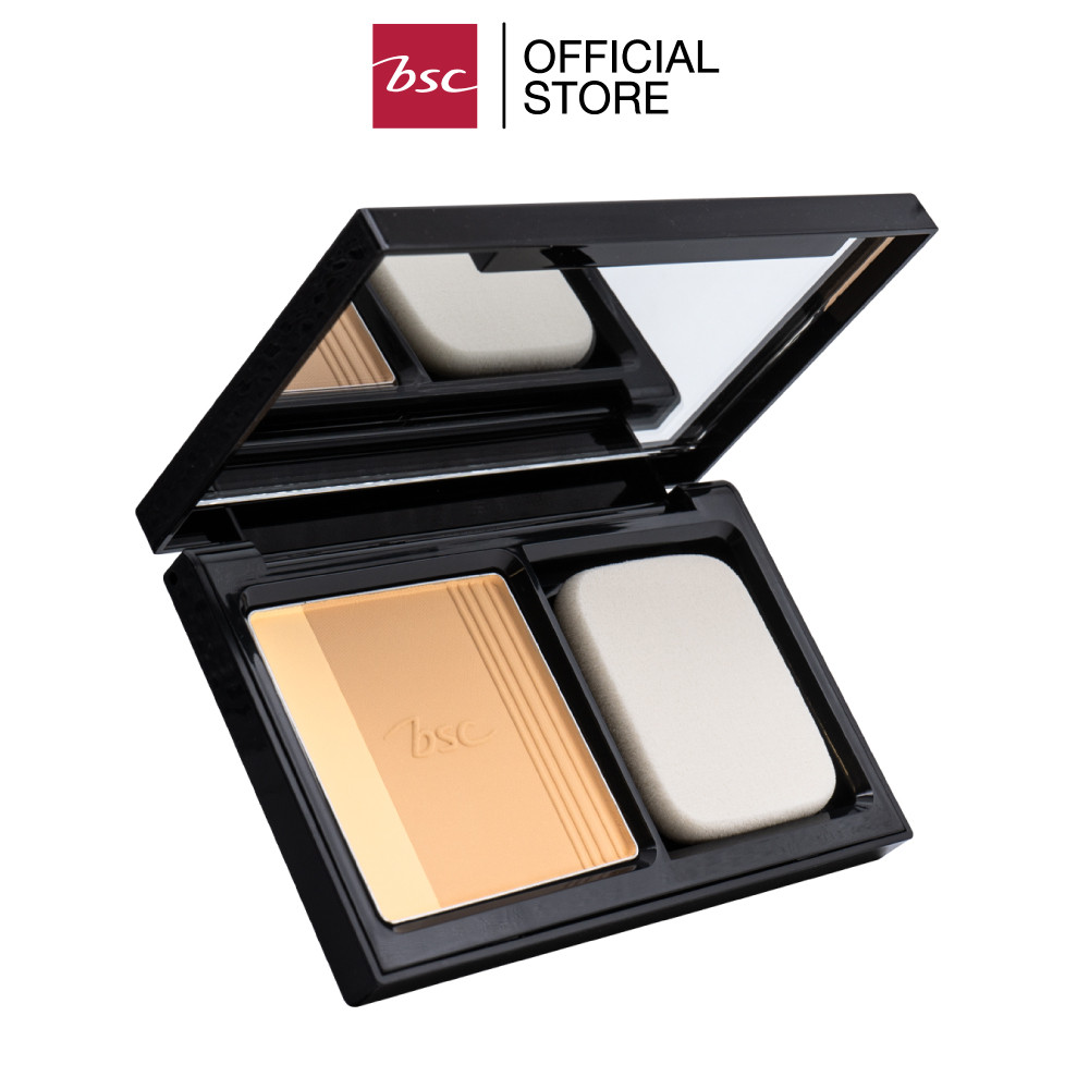 BSC AUTHENTIQ BIO PERFECT SKIN FOUNDATION POWDER SPF 50 PA++++ เนื้อนุ่มลื่นบางเบา ปกปิดปานกลาง ...