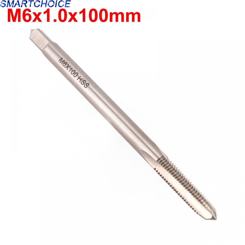 ยาว Shank Extension Plug Tap M6 x1 0 x100 มม.HSS RH 6 มม. x 1 0 มม. ...