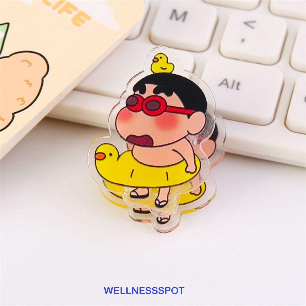 Wellnessspot 6 ชิ้นคลิปหนีบกระดาษอะคริลิค, Crayon Shin-Chan คลิปหนีบ ...