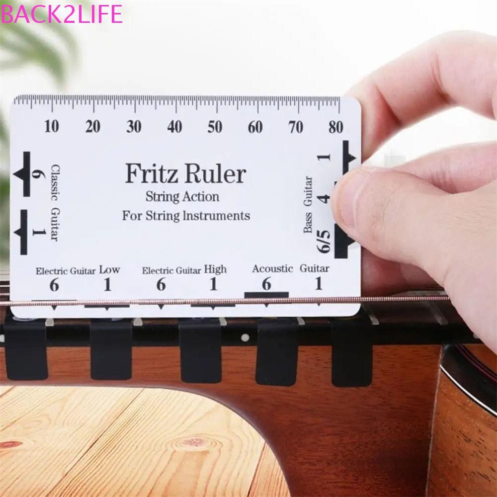 Back2life String Pitch Ruler, Guitar Strings Luthier Tools ไม้บรรทัด ...