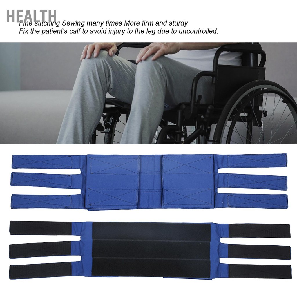 Health Wheelchair Footrest Non‑Slip Adjustable Leg Restraint Strap Seat ...