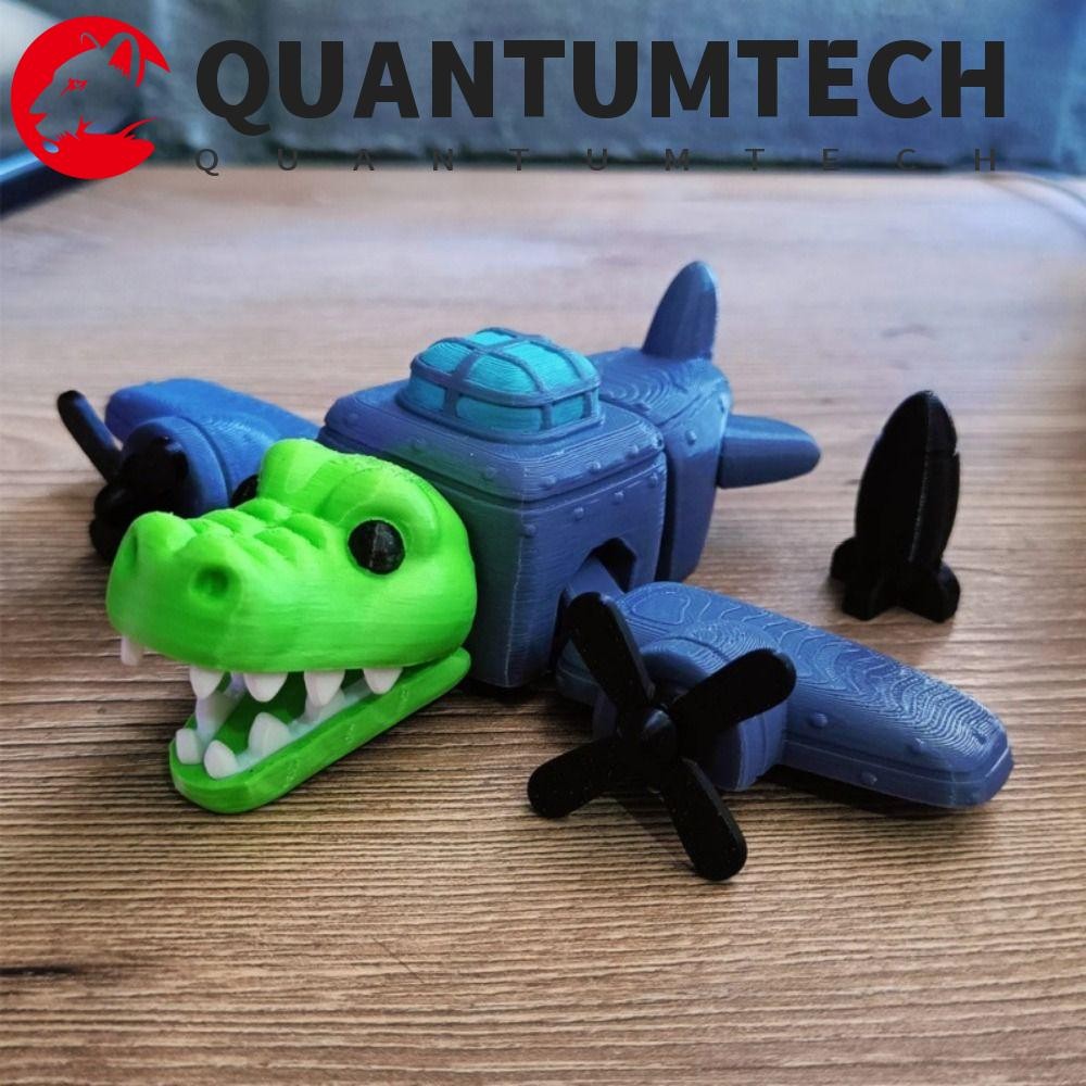 QUANTUMTECH อิตาลี Brainrot รูป,จระเข้รุ่น 3D พิมพ์ตกแต่งรูป,Action Figurines PLA Sensory ของ ...