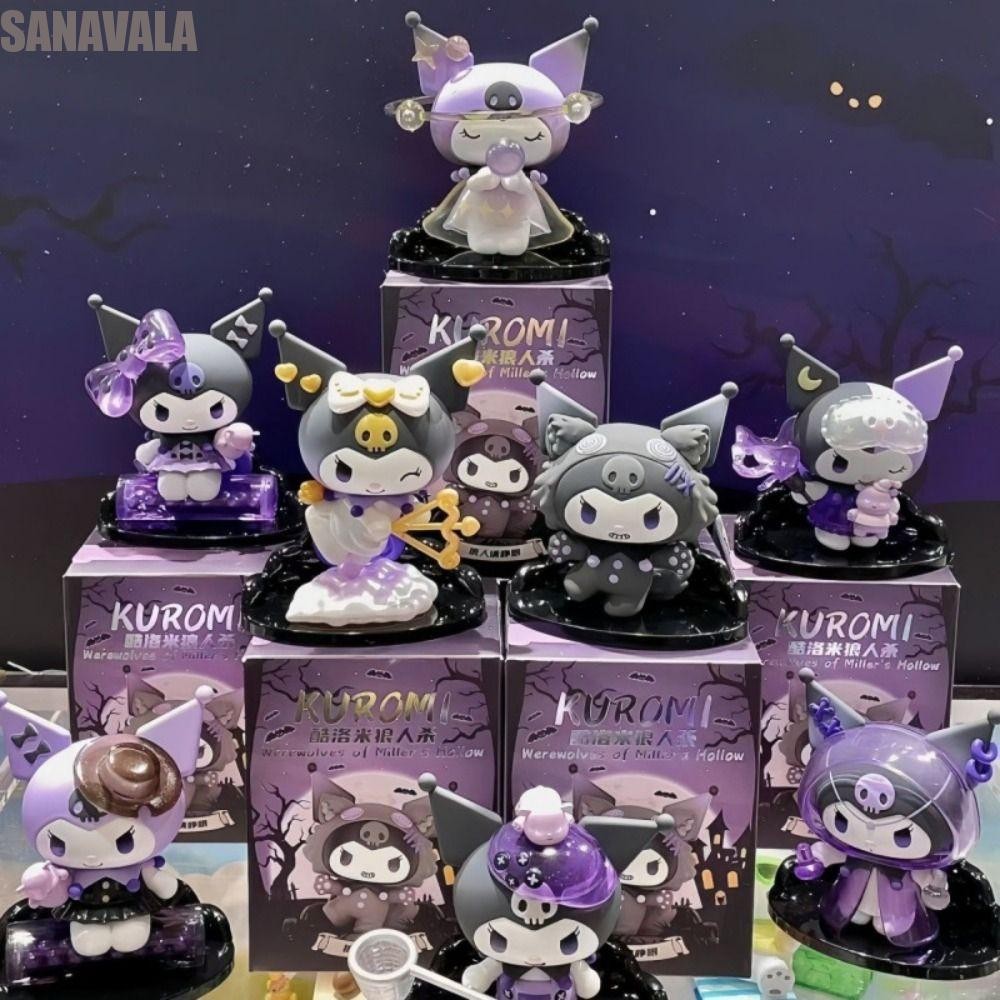 SANAVALA Kuromi Action Figure, Werewolf Kill Series ตัวการ์ตูน Kuromi ...