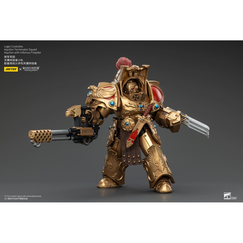 (JOYTOY) Legio Custodes Aquilon Terminator Squad Aquilon with Infernus ...