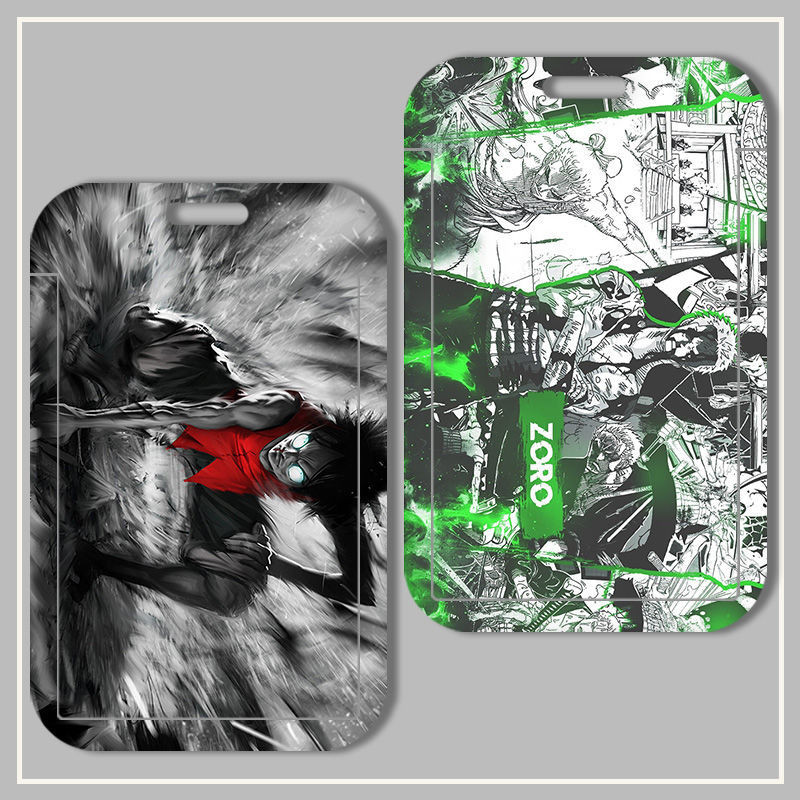 One Piece Luffy Zoro Ace DIY ชุดการ์ดนักเรียน Campus Card Bus Card ...