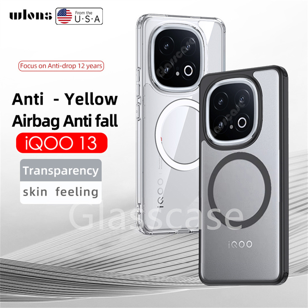 ปลอกสําหรับ Vivo iQOO 13 1 3 iQOO13 13iQOO V2408A 5G 2024 Anti-Scratch โปร่งใส Frosted เคส ...