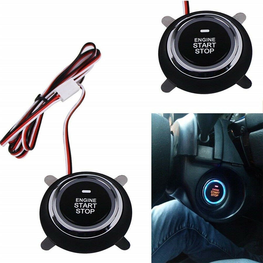 【AMANDA】1 Pieces Auto Car Engine Push Button Start Stop Ignition Switch ...