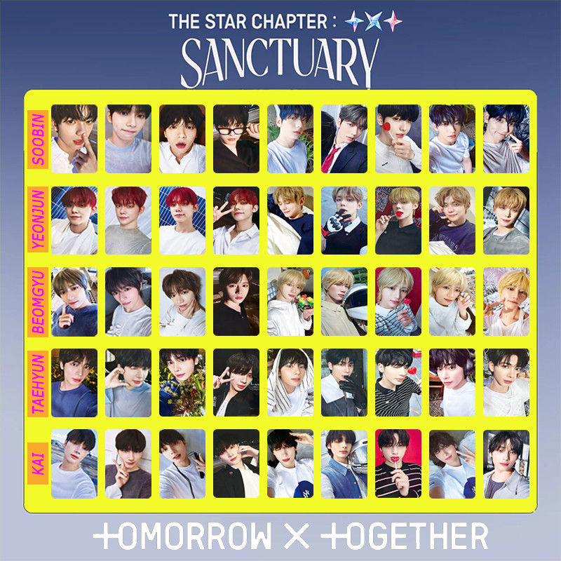 5-12 ชิ้น TX-T Star Chapter SANCTUARY Photocards WEVERSE ANGEL KNIGHT ...