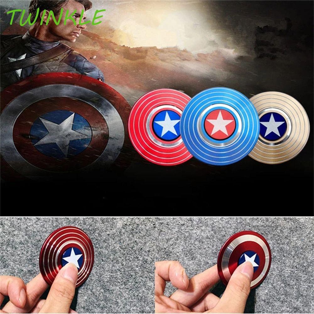 Twinkle1 Fidget Spinner ของเล่นคลาสสิกโลหะ Marvel Hero Spinner ของเล่น ...