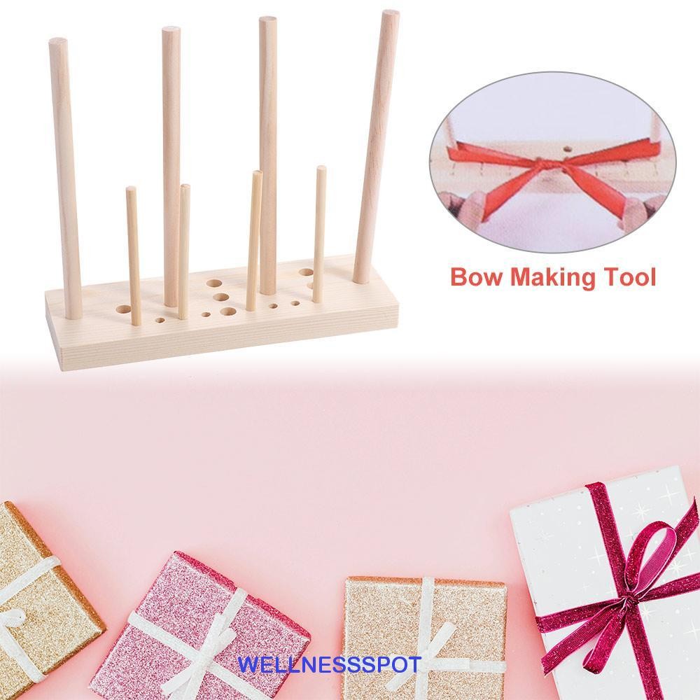 Wellnessspot เครื่องทําพวงหรีดริบบิ้น, กระดาน Sticks หลายขนาดริบบิ้นโบว์ Maker, ของขวัญปฏิบัติ ...