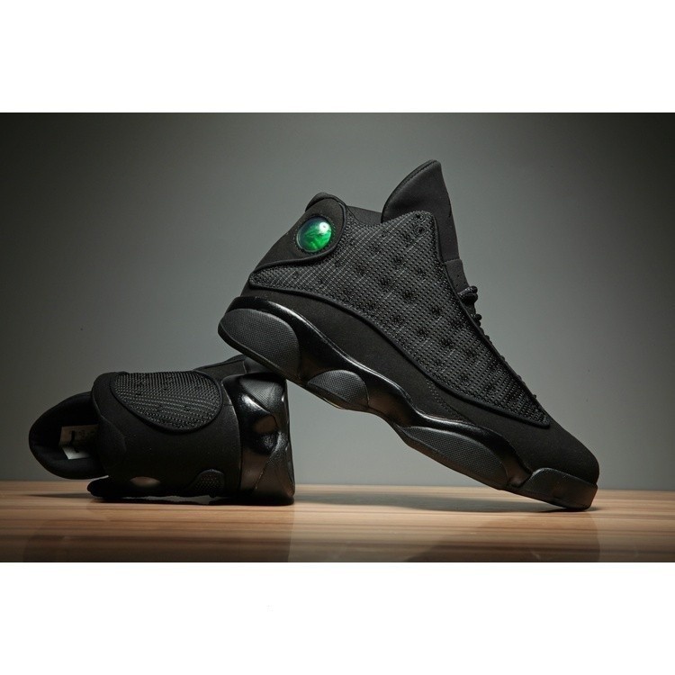 2024 新款 Air Jordan 13 High Retro Black Cat AJ13 รองเท้าบาสเก็ตบอล ...