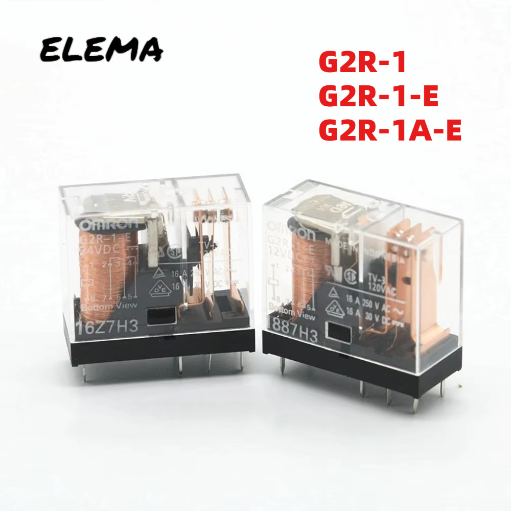 รีเลย์ G2R-1-5VDC G2R-1-E-24VDC G2R-1A-E-12VDC รีเลย์ 5/6/8Pin 10A 16A ...