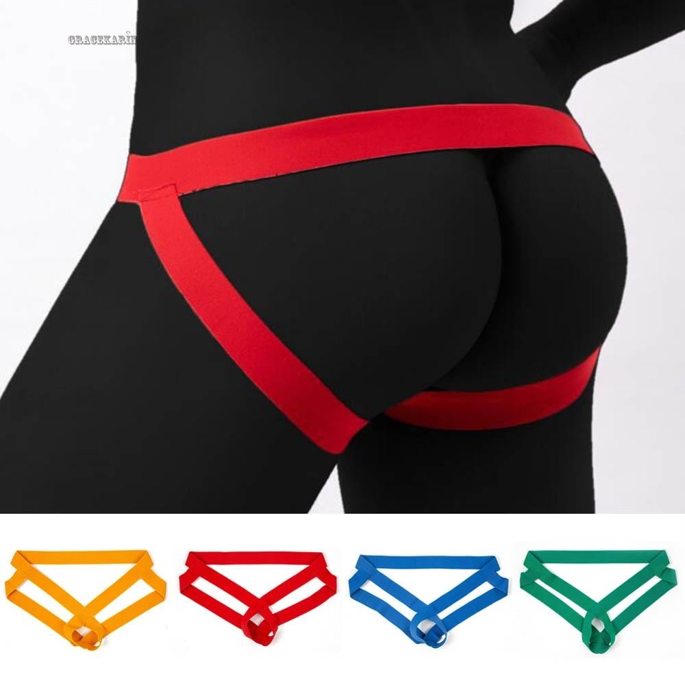 ผู้ชายกระชับกระเป๋า G String กางเกงชุดชั้นใน Push Up Mention แหวน ...