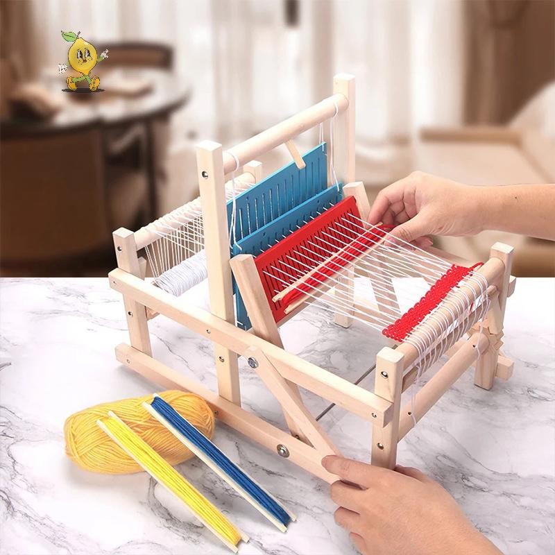 [mozh] ไม้ Multi-Craft Weaving Loom Mini Spinning ถักเครื่อง DIY Hand ...