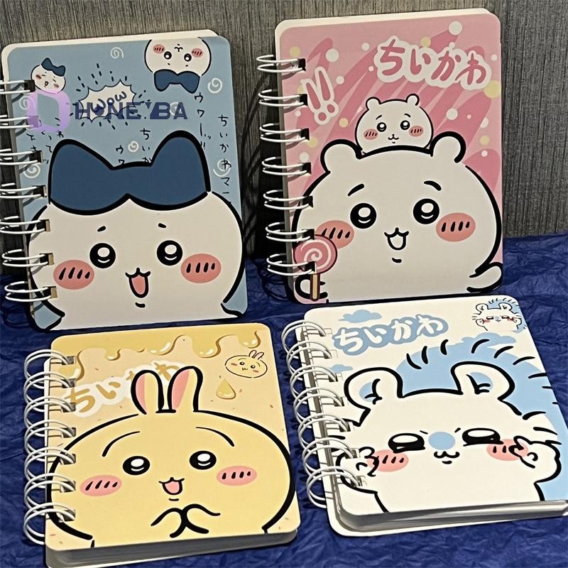 น่ารัก Chikawa Mini แบบพกพา A7 Coil Notebook Notepad ไดอารี่เครื่อง ...