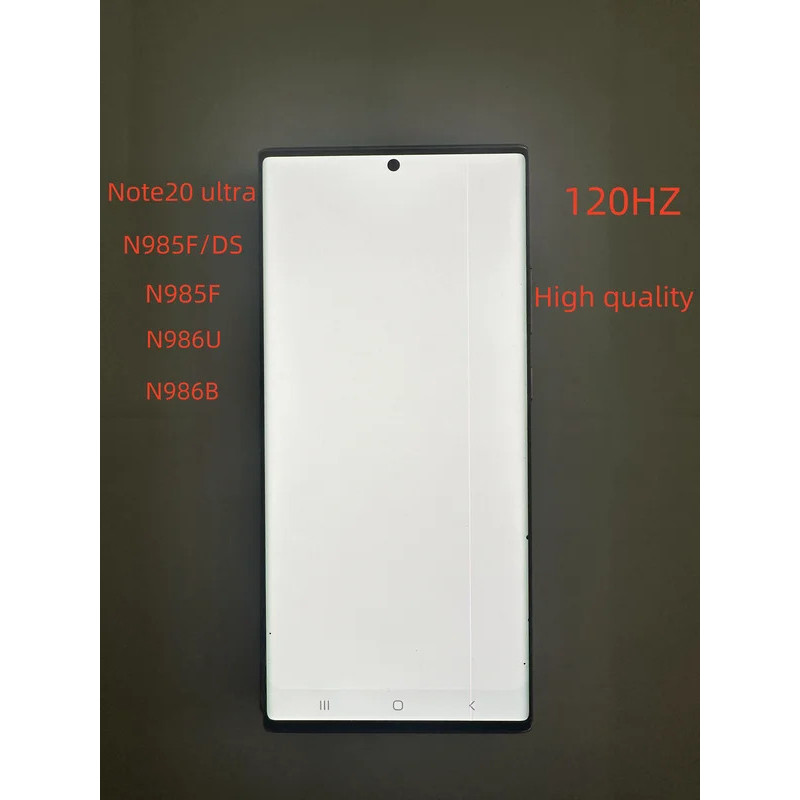 จอ LCD Super AMOLED Note 20 Ultra สำหรับ Samsung Galaxy SM-N985F N986U ...