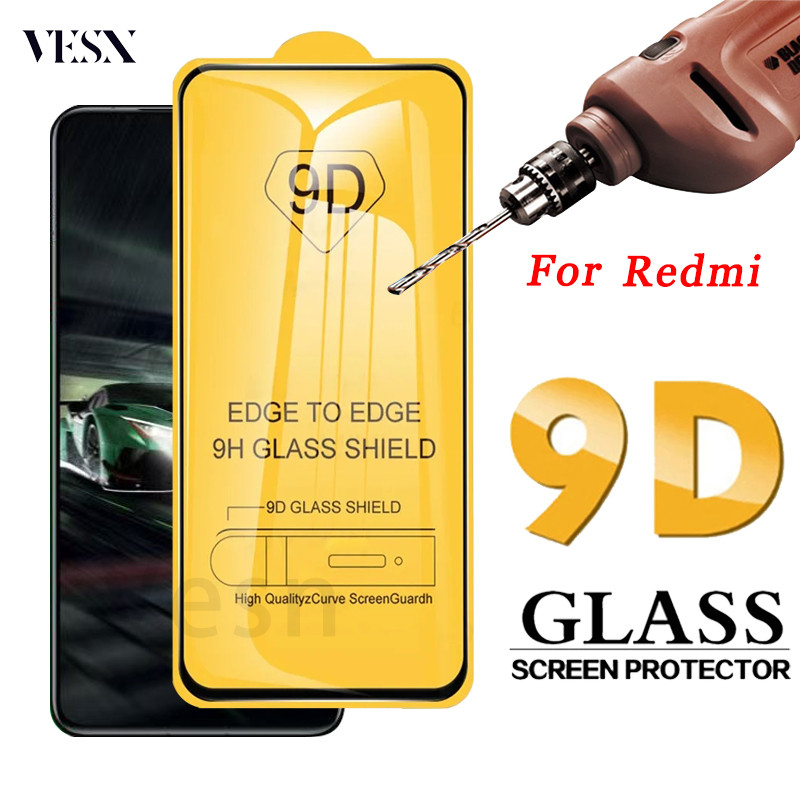 ฟิล์มกระจกแบบเต็มจอ 9D กาวเต็มแผ่น อย่างดี Redmi K80 K70 K70E K60 K60E K50 K50i K40 K40s Gaming ...