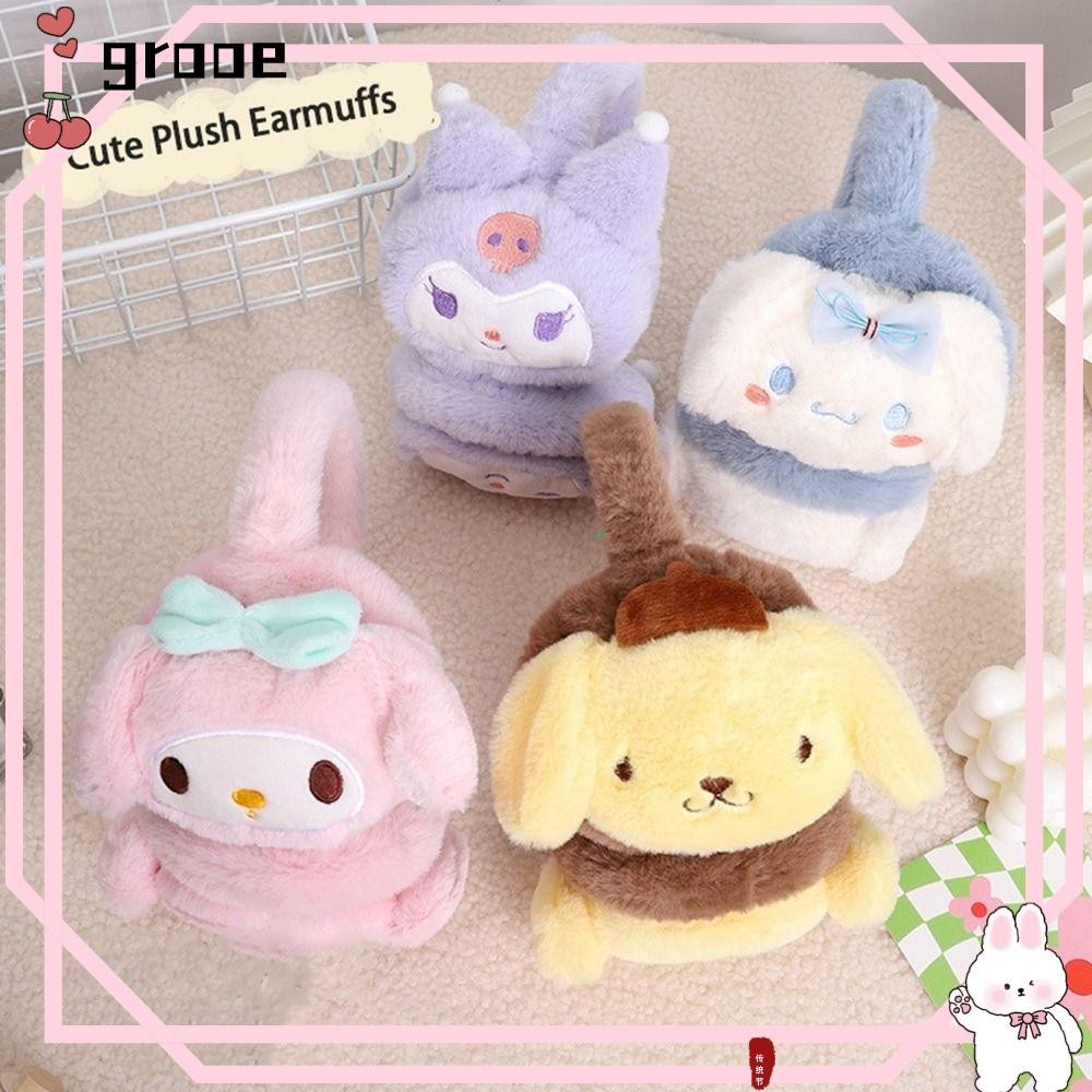 Grue Plush Earmuffs Earflap หญิงน่ารัก Earcap Kuromi Melody Thicken ลม ...