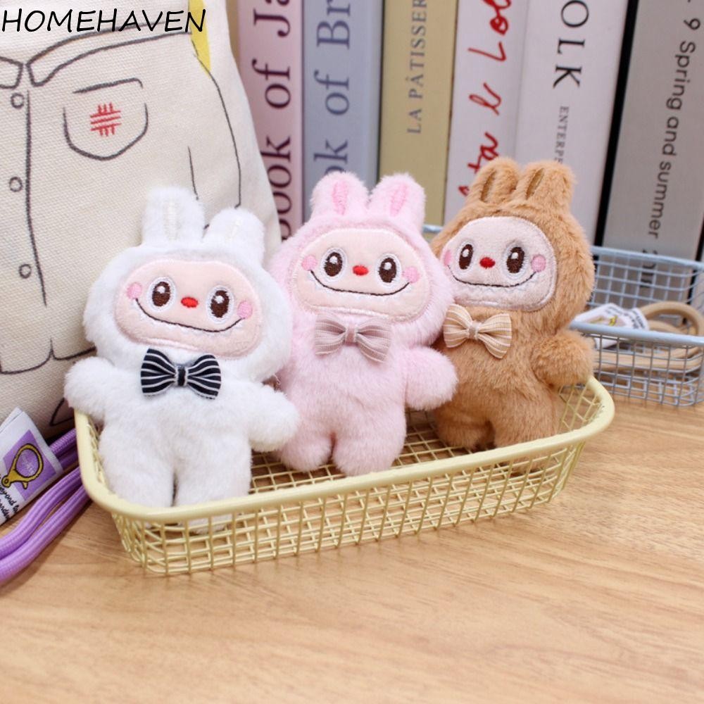 Homehaven พวงกุญแจตุ๊กตา,น่ารักผูกโบว์ Labubu พวงกุญแจ,น่ารักการ์ตูน ...